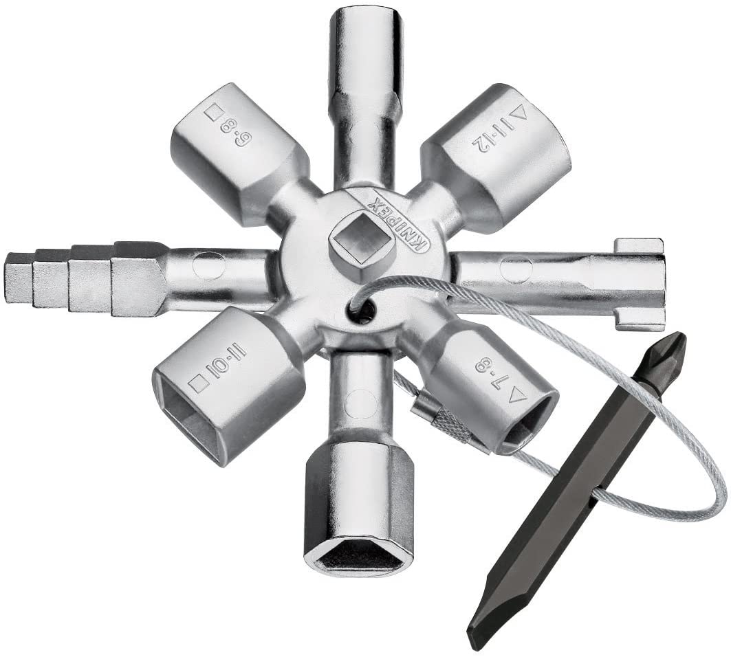 Knipex : Llave doble del armario de control universal Knipex